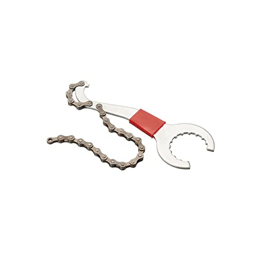 MILiG Bike Bottom Bracket Tool Bicycle Bike Chain Whip Bottom Bracket Freewheel Wrench Repair Convenient Remover Tools Bike Accessories Chain Tools Bicicleta Bicycle Bottom Bracket Removal Tool