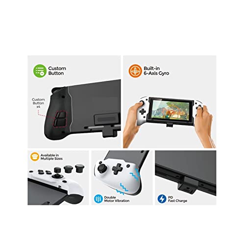 NIFAO 2022 TNS-1201 Joypad Compatible with Nintend Switch OLED Console in-line Handle Suitable 6-Axis Gyro Plug and Play with Storage Bag