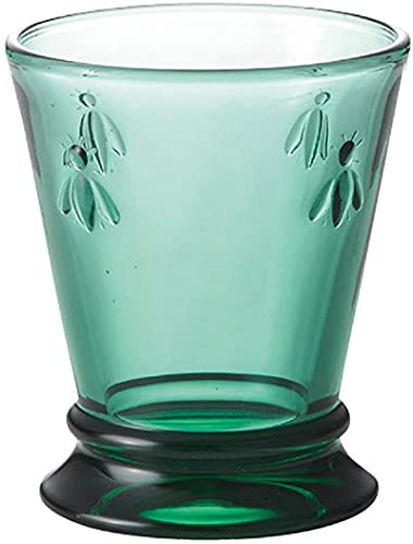 La Rochere Set of 6 Bee Tumbler Green