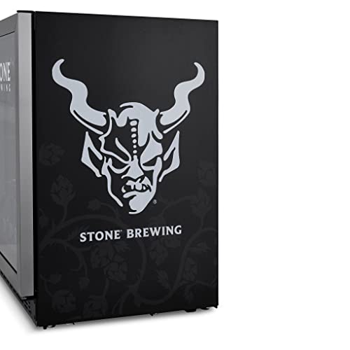 NewAir Stone Brewing 180 Can FlipShelf Beverage and Beer Refrigerator, 24β Built-In or Freestanding Wine Cooler with Reversible Shelves, Perfect for Bar, Gamer Room, or Office