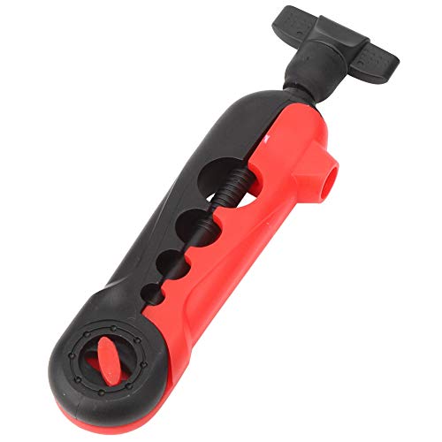 Keenso Fishing Reel Spooler, Fishing Line Winder, Fishing Casting Line Wrapper Accessory(Black red)