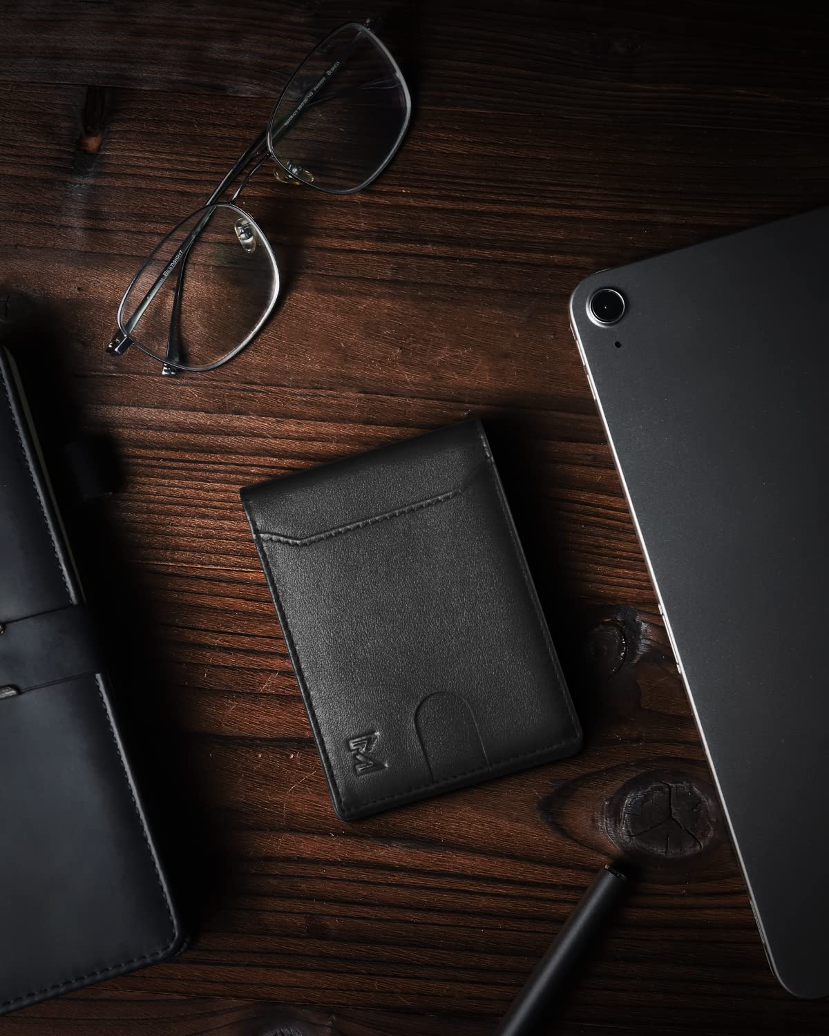 MIROMIHO Genuine Leather Slim Wallet for Men Minimalist Bifold RFID Blocking with Gift Box