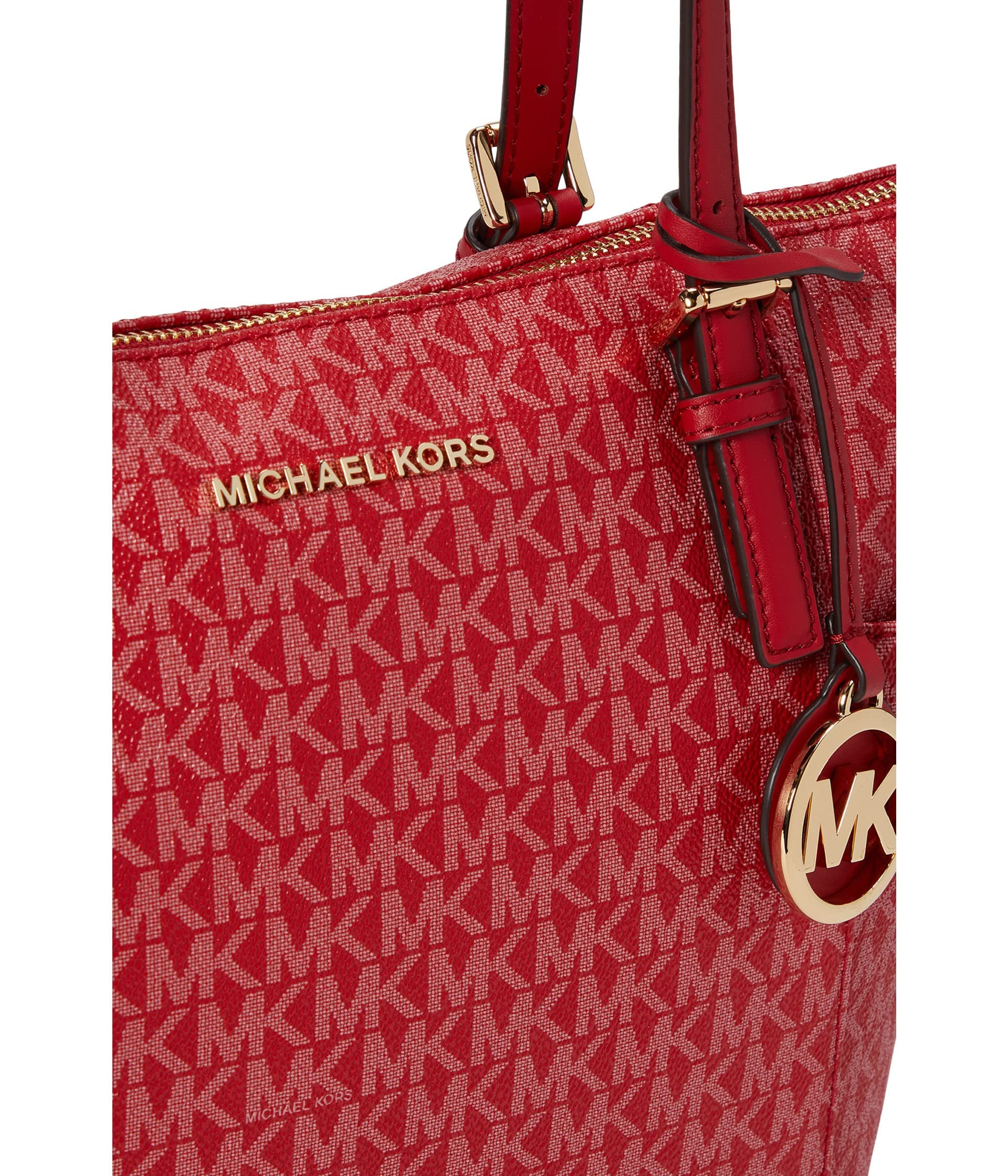 Michael Kors Jet Set Item East/West Top Zip Tote Royal Pink One Size