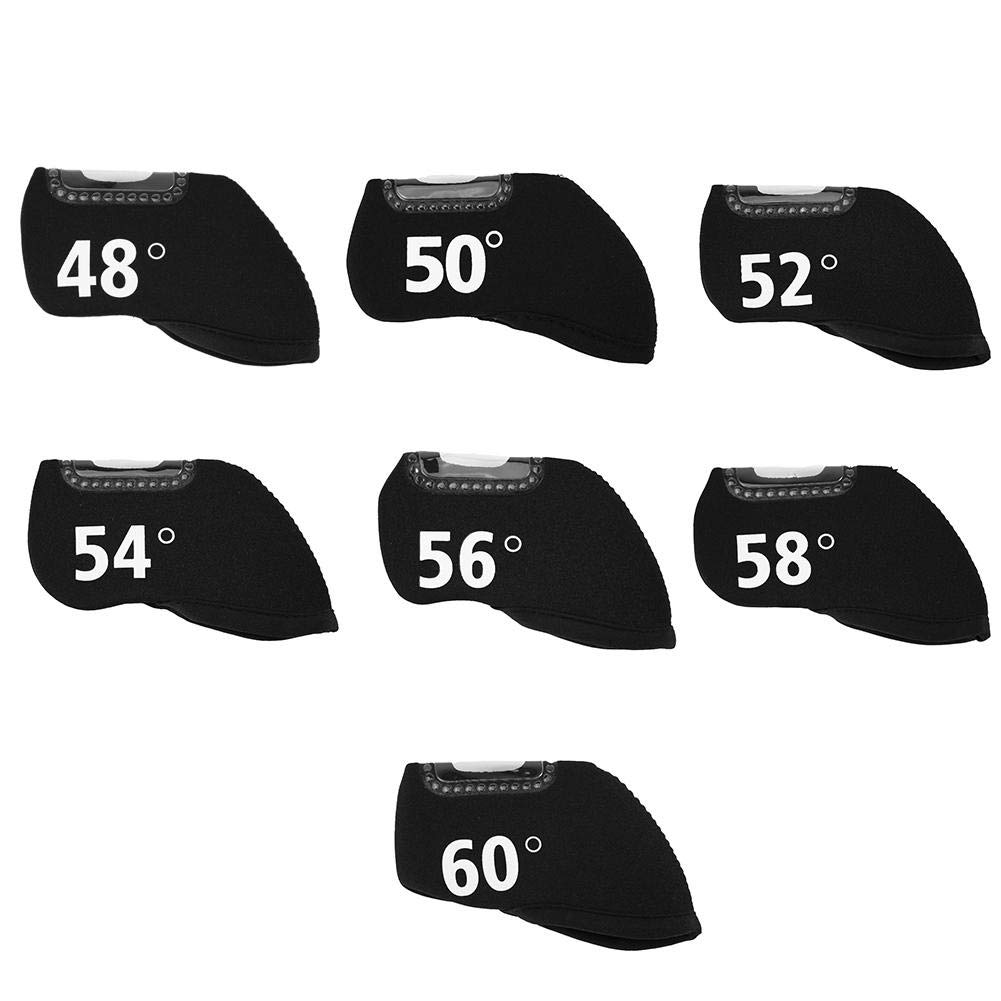 Irons Cover, Neoprene Club Head Cover Wedge Iron Protective Headcover (58¡ã)