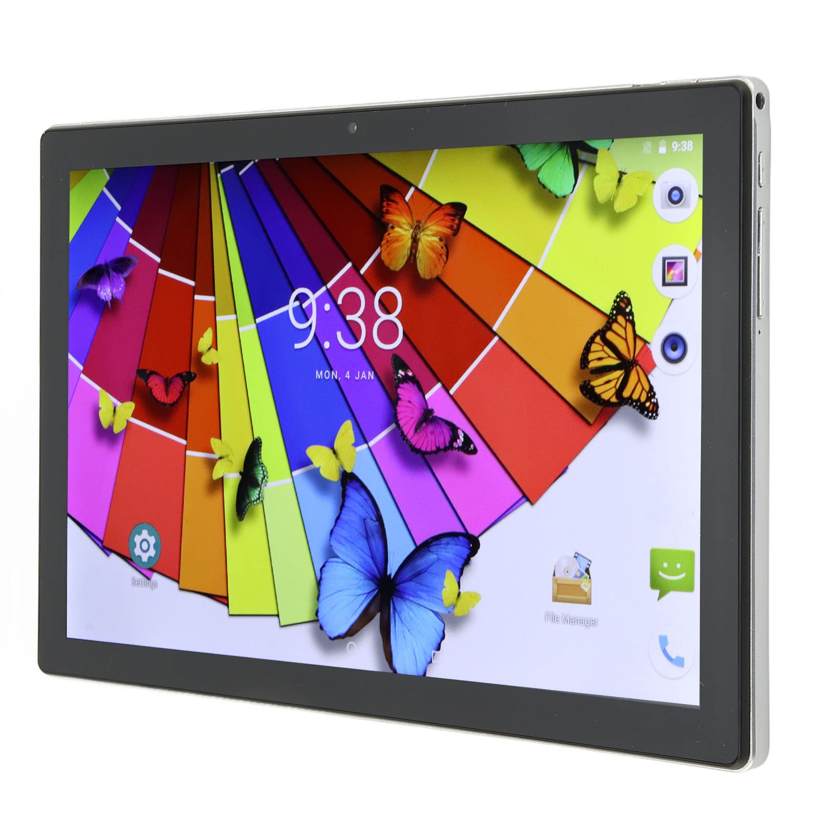 Qinlorgo 10.1 Inch Tablet 100-240V 8GB RAM 256GB ROM Octa Core Gaming Tablet for Home (US Plug)