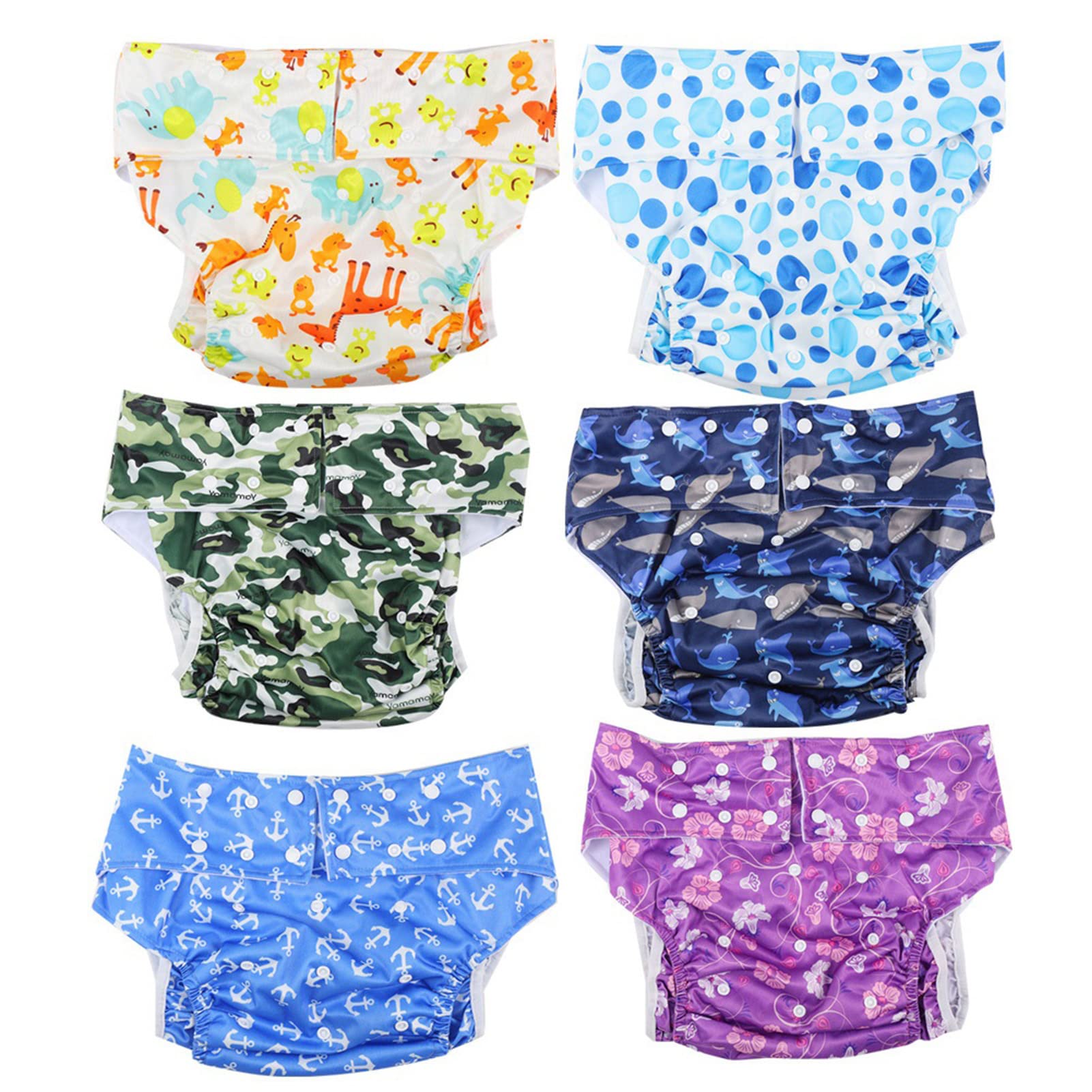 Reusable Adult Diaper, Adult Diapers Men Cloth Diaper Reusable Washable Adjustable Large Diaper Adjustable Diaper Cloth(Z7)
