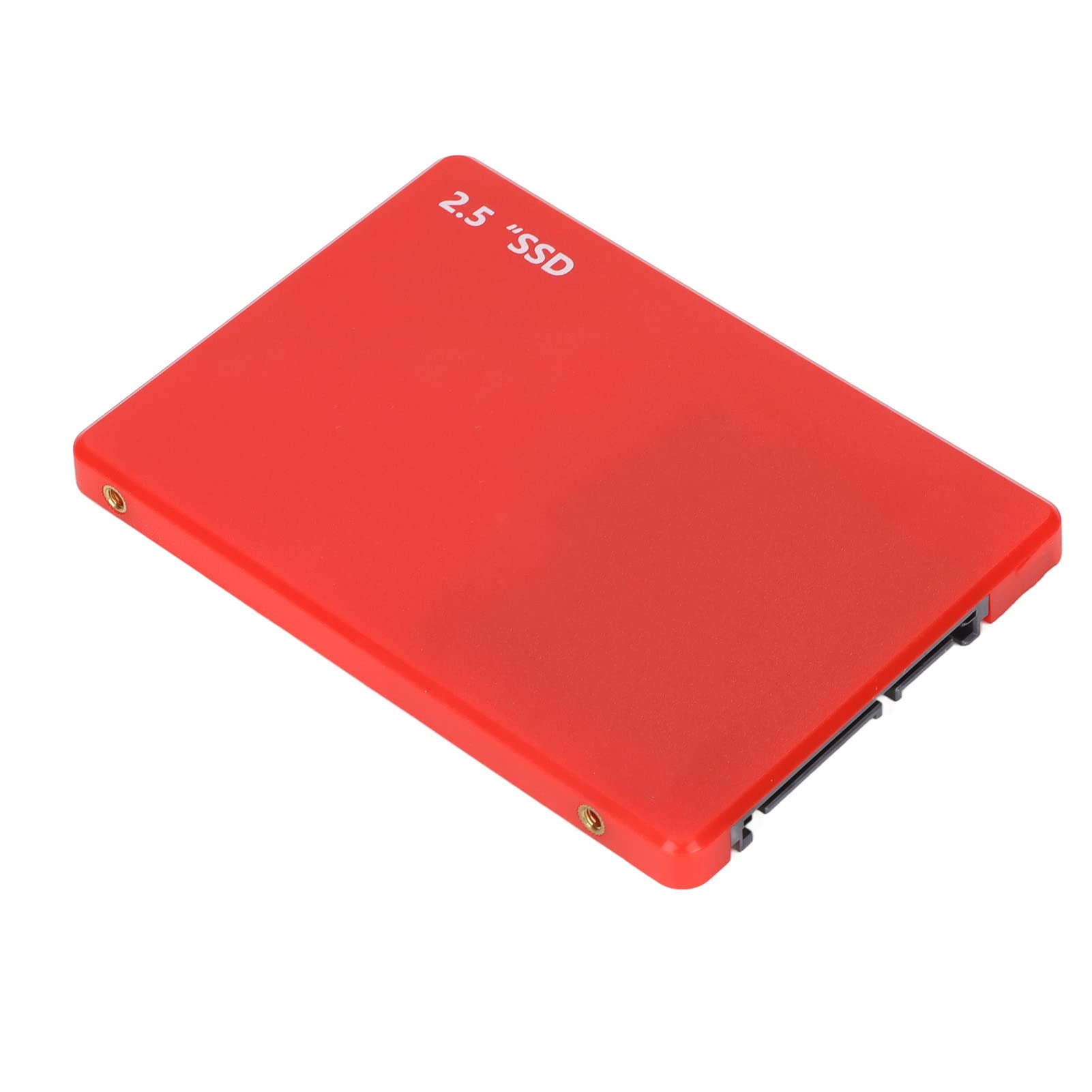 Qinlorgo 2.5 Inch SATAIII Internal SSD, Red 2.5in SSD for Computers for Home for Office 128GB