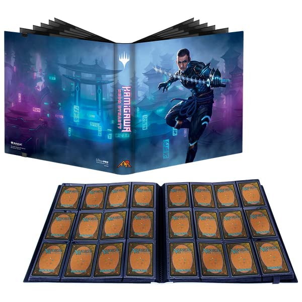 Magic: The Gathering - Kamigawa Neon Dynasty 12-Pocket PRO-Binder - Protect Your Cards On While The Go and Always Be Ready for Battle Against Friends and Enemies
