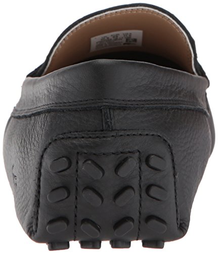 Lacoste Men’s Concours Shoes, Black leather, 7 Medium US
