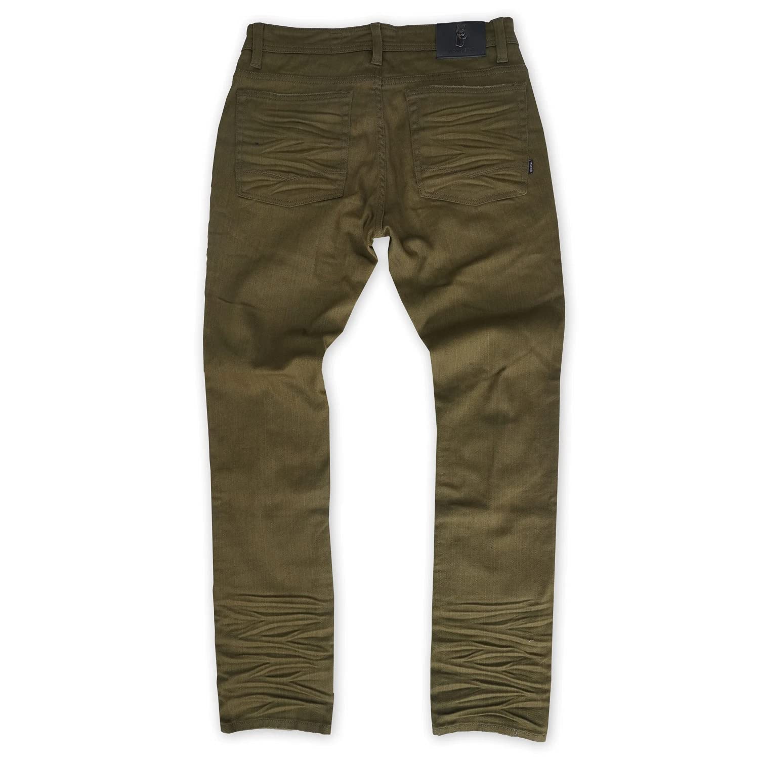Makobi Olive Rochester Coded Shredded Jeans - 36x34