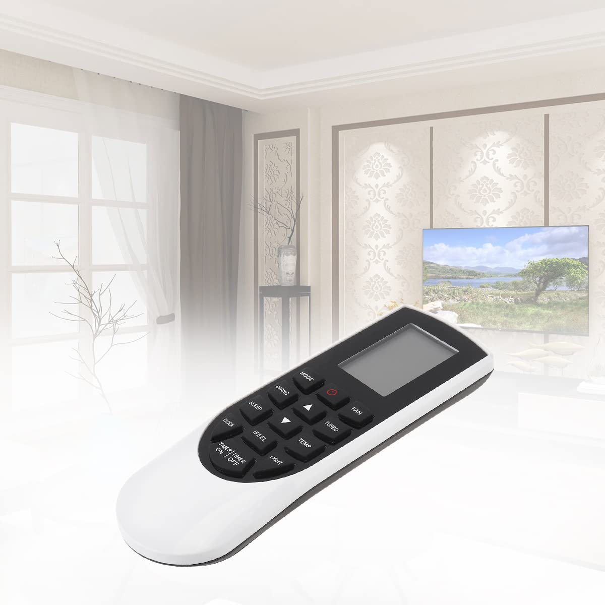 OriGlam YAN1F1 Air Conditioner Remote Control Replacement for Gree VIR09HP115V1AH VIR12HP230V1AH AC Air Conditioning Remote Controller