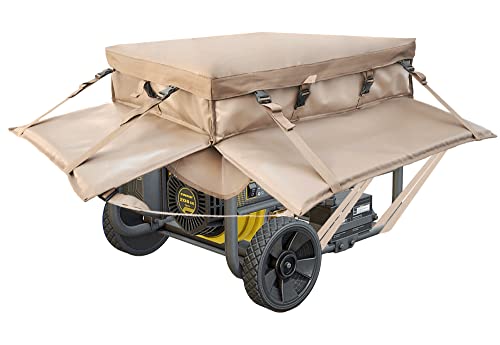 Rain Shelter Enclosure for Portable Generator Tent Running Cover to Run in Rain Storm Snow Sun Heavy Duty Generator Shed for 3500w-12000w Generators