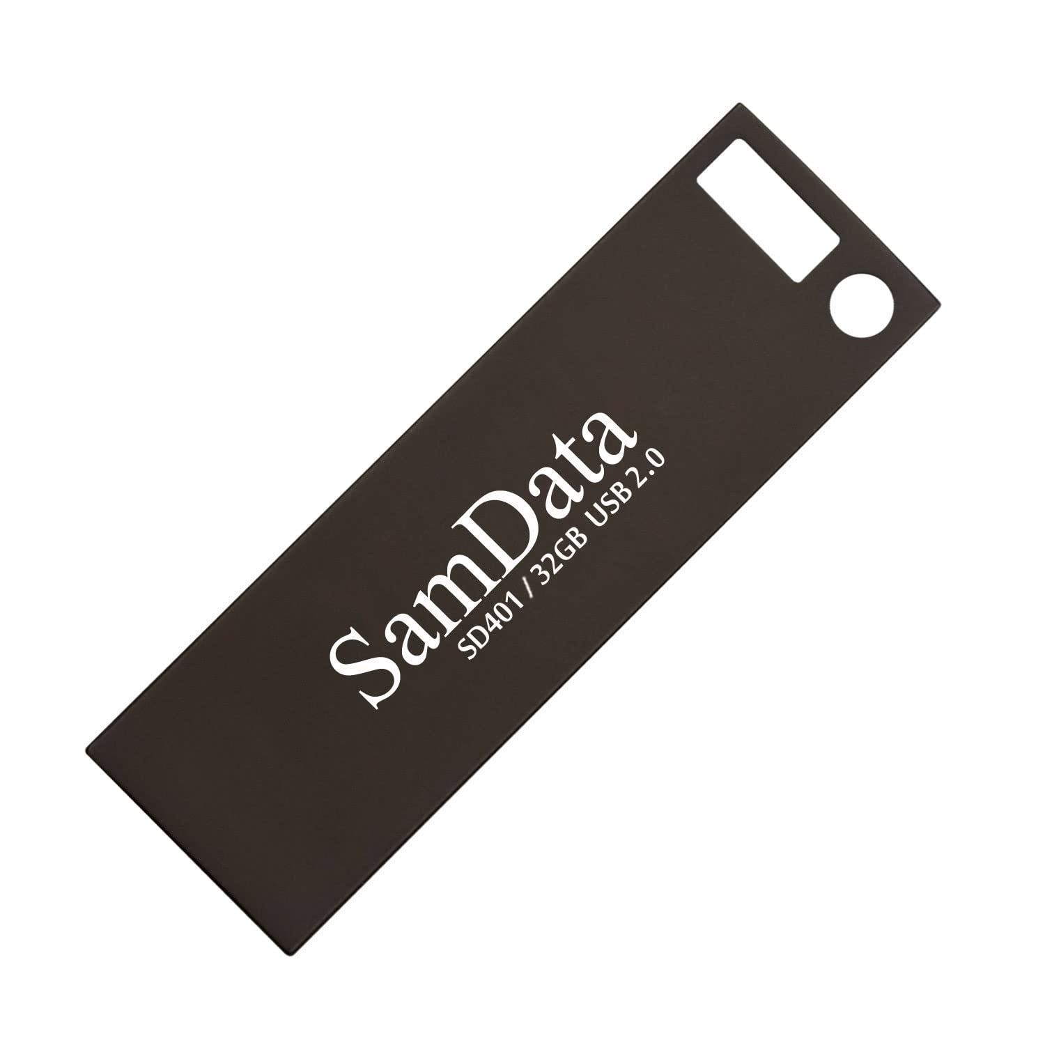 SamData 32GB USB Flash Drives Thumb Drive Memory Stick USB Stick Jump Drive 32GB USB Drive Pen Drive Zip Drive Waterproof Metal Mini Design for PC Laptop Storage and Backup,Black