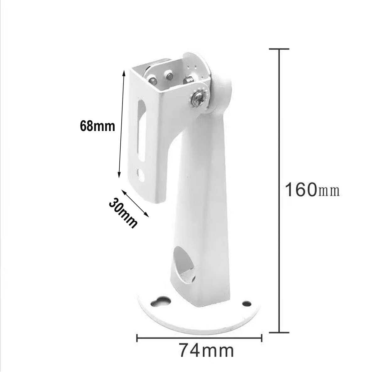 PUYREEINN Universal CCTV Security Camera Mounting, IP Camera Bracket, Aluminum Alloy Indoor Outdoor Wall Ceiling Mount for CCTV Security Cameras/IP Cameras/Dome Camera(1 Pack)