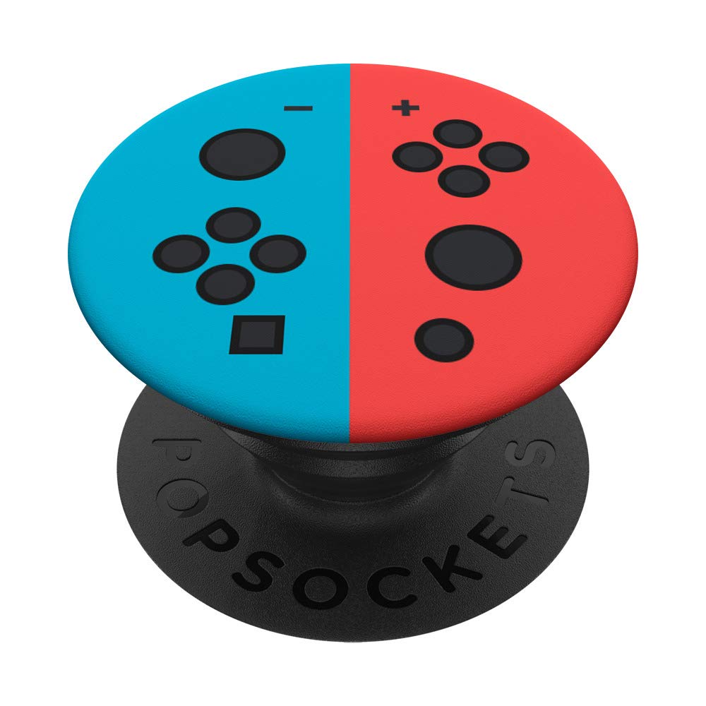 Retro Game Controller Classic Gamer Video Game Button Gaming PopSockets PopGrip: Swappable Grip for Phones & Tablets & Video Game Controller Phone Grip