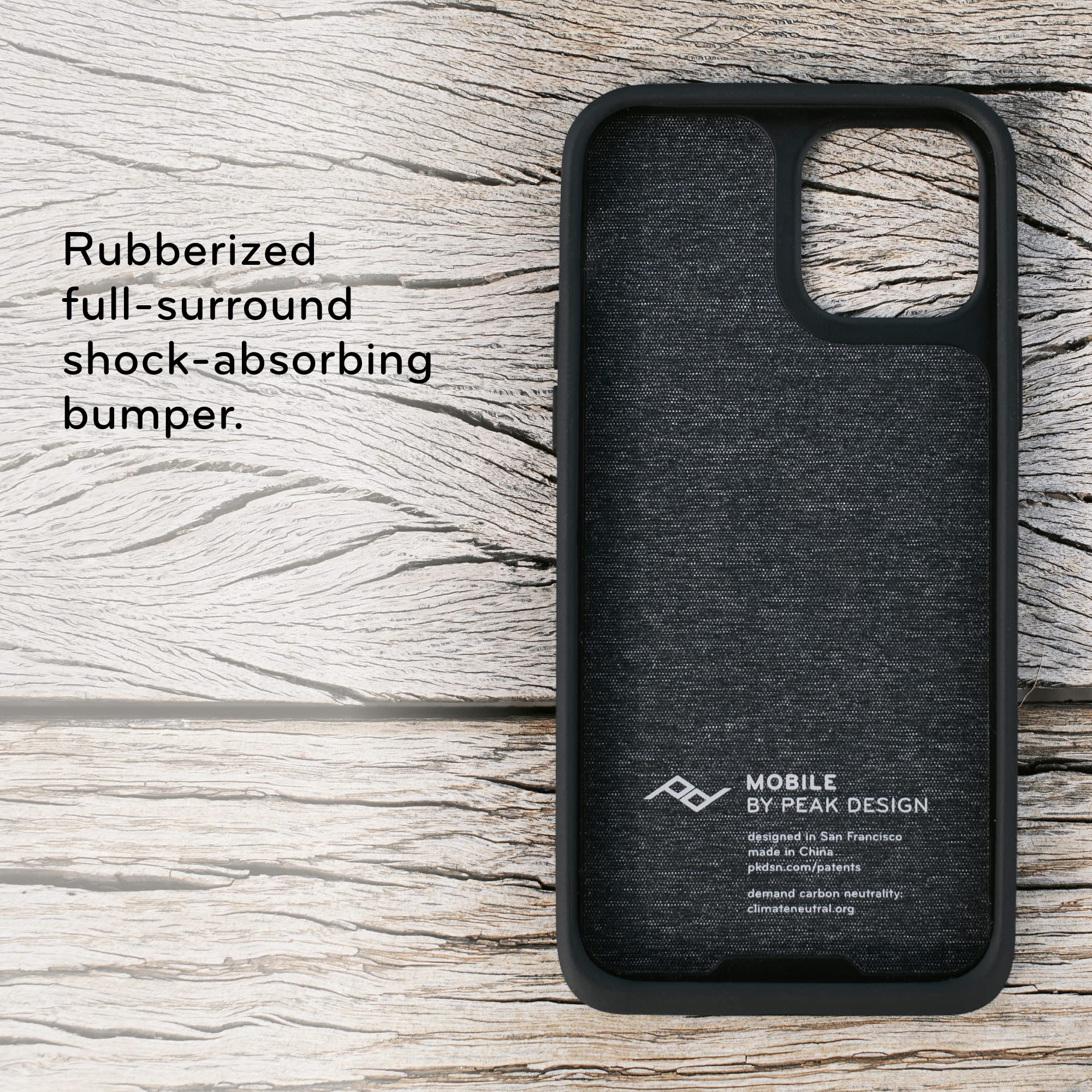 Peak Design Mobile Everyday Loop Case iPhone 14 Pro - Charcoal Gray