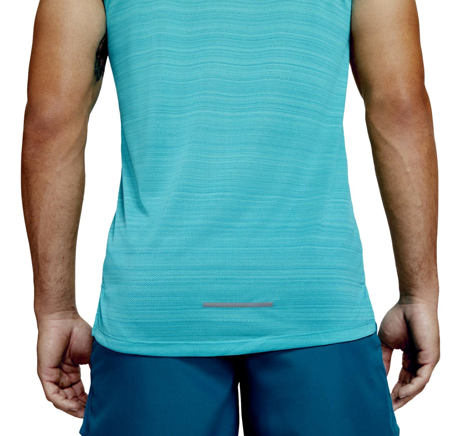 Nike Dri-FIT Miler Men's Running Tank (as1, Alpha, m, Regular, Regular, Chlorine Blue/Reflective Silver)