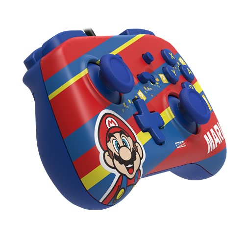 HORI Nintendo Switch HORIPAD Mini (Mario) Wired Controller Pad - Officially Licensed By Nintendo