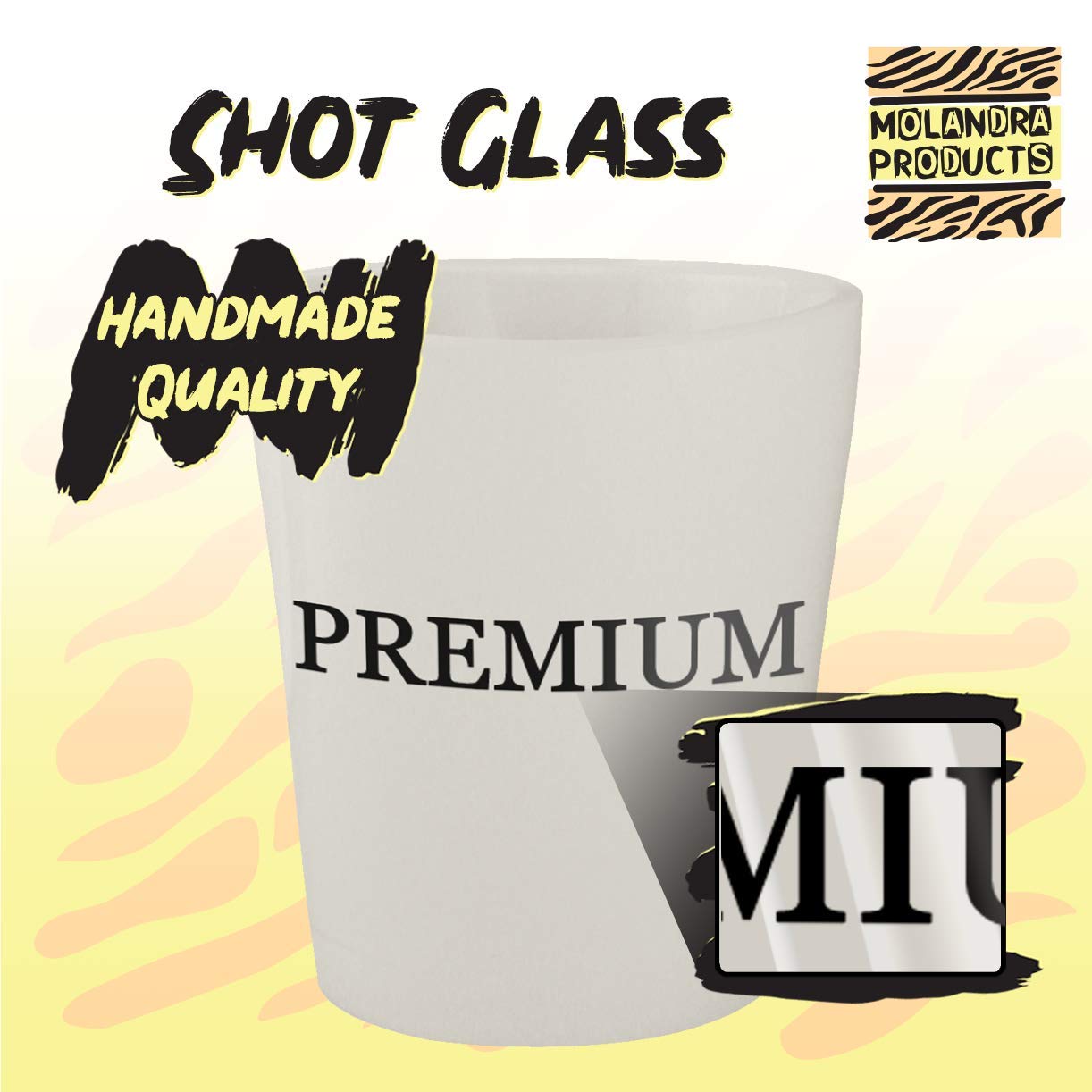 Molandra Products I Love My Job - White Ceramic 1.5oz Shot Glass