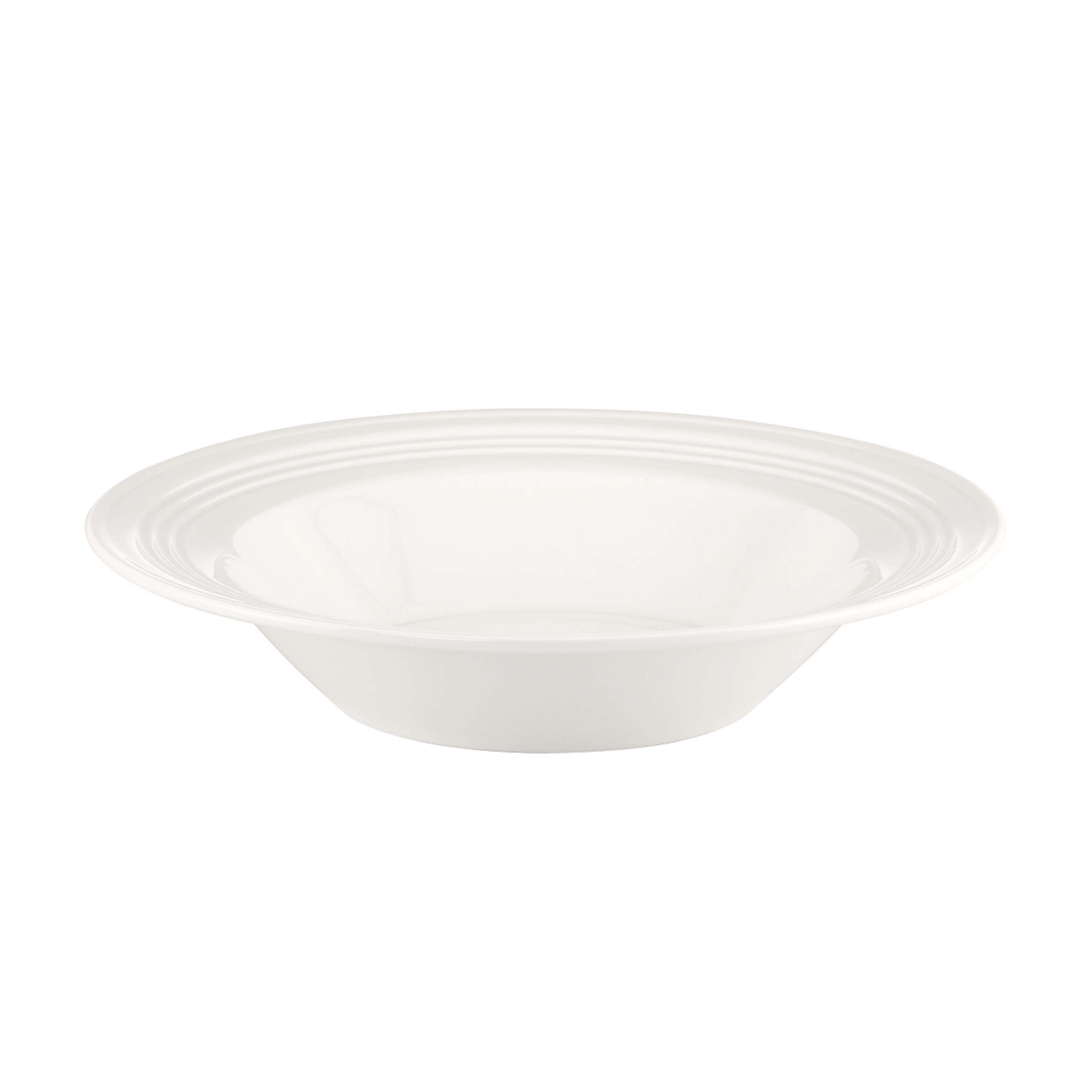 Lenox Tin Can Alley Rimmed Bowl,White