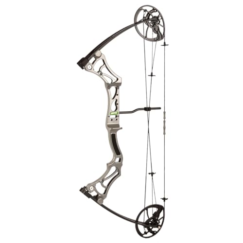 Muzzy Bowfishing Decay Compound Bow, Right-Hand (7910) – 20-50lb Draw Weight, 24-31.5" Draw Length, 30.5" Axle-to-Axle, 70% Let-Off, 7.3" Brace Height, Highly Adjustable, Compact, Easy-to-Maneuver