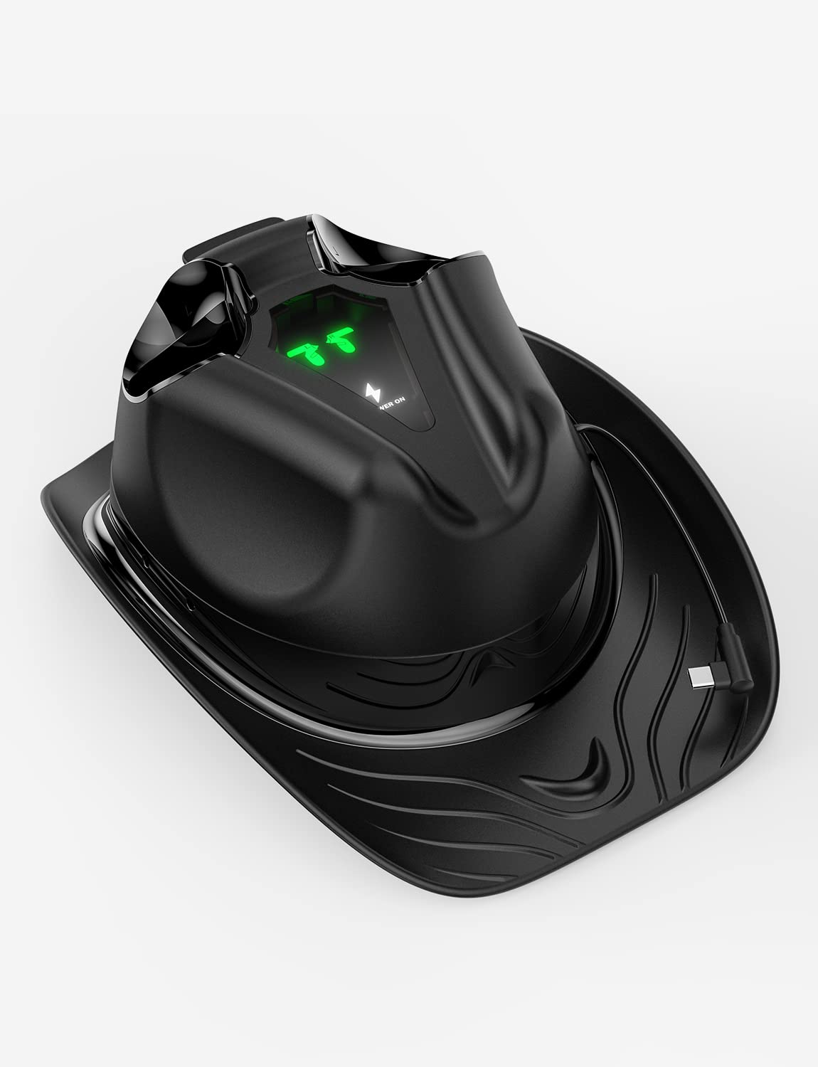 PHNIXGAM Charging Dock Compatible with Oculus Quest 2/Meta Quest 2, Charge VR Headset and Controller Simultaneously, with 2 Rechargeable Batteries, Controller Covers and Type-C Charging Cable (Black)