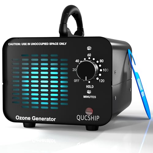 Ozone Generator 35,000mg/h, High Capacity Commercial/Industrial Ozone Generator Machine, Perfect for Home, Car, Smoke, Pet Odors, and Basement