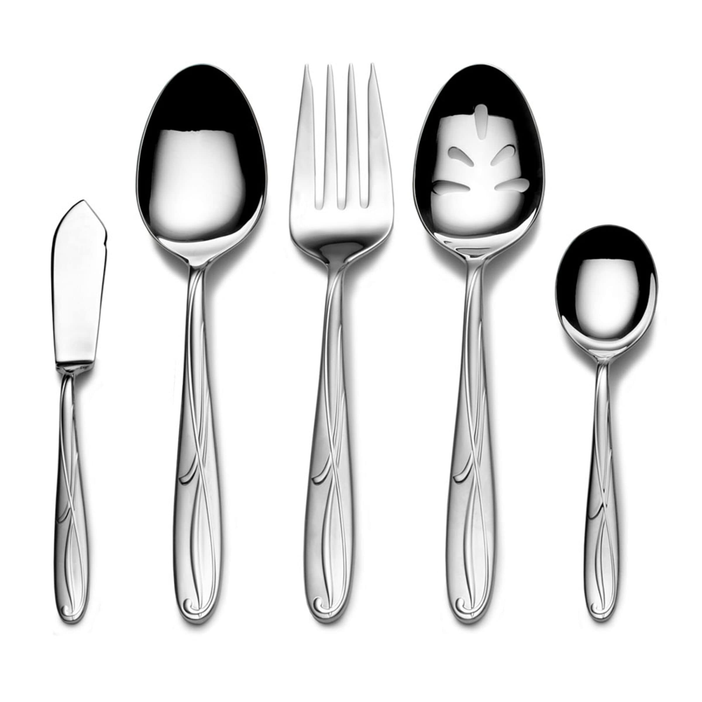 Mikasa Virtuoso 65 Piece Stainless Steel Flatware Set, Service For 12