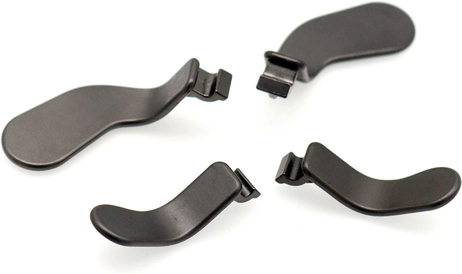 PEGLY Trigger Button Paddles Set Compatible With Xbox One Elite Series 2 Controller Long and Short Metal Paddle Replacement Parts