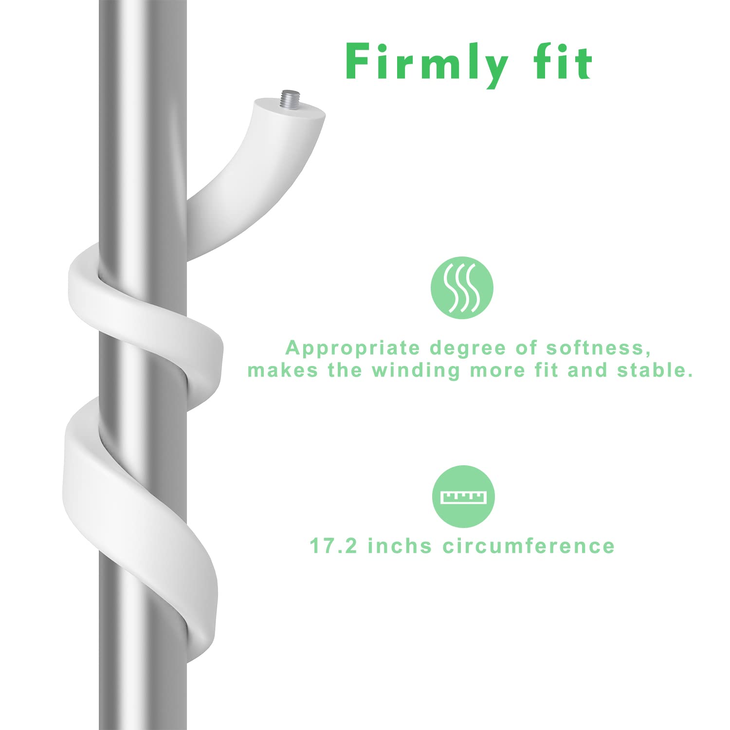 PROCHOP Flexible Mount for Infant Optics DXR-8 and DXR-8 Pro Baby Monitor, Baby Camera Flexible Mount ,Versatile Twist Mount Without Tools or Wall Damage- White