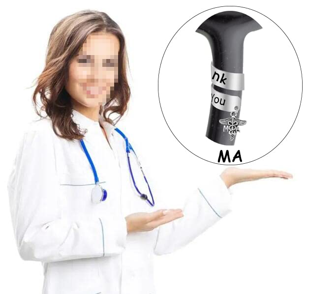 POTIY Medical Assistant Stethoscope ID Tag MA Stethoscope ID Tag Medical Student Charm Medical Life (MA)