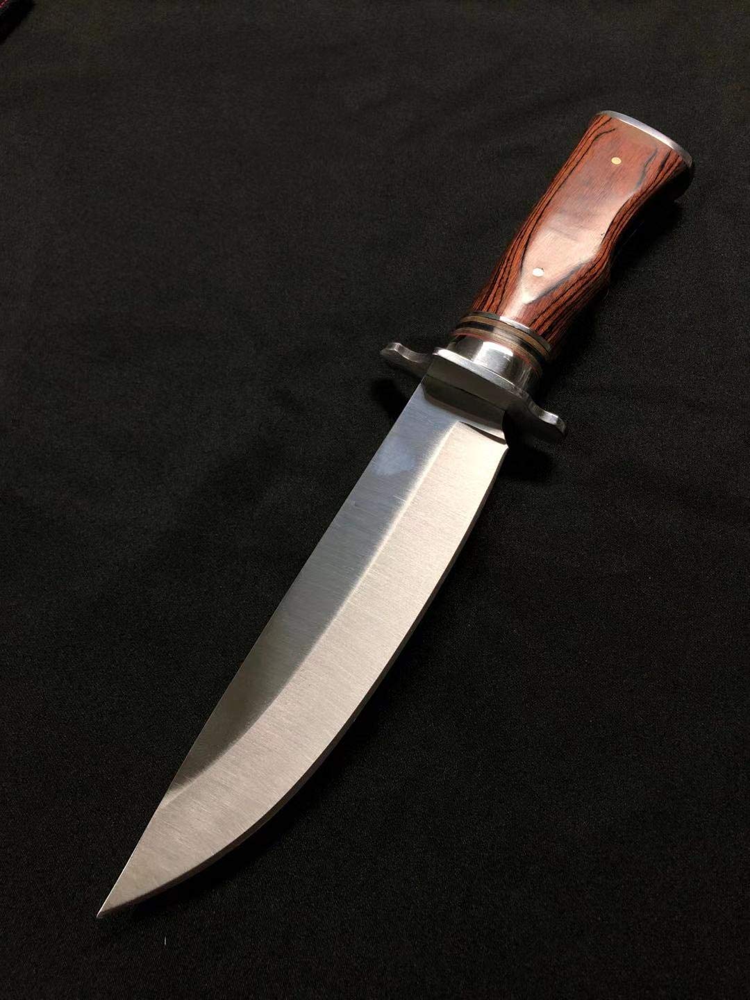 KinStore Fixed Blade Hunting Survival Outdoors Camping Knives Gift Knife (D-12.5")