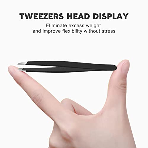 Professional Tweezers for Eyebrows⌠(Black)