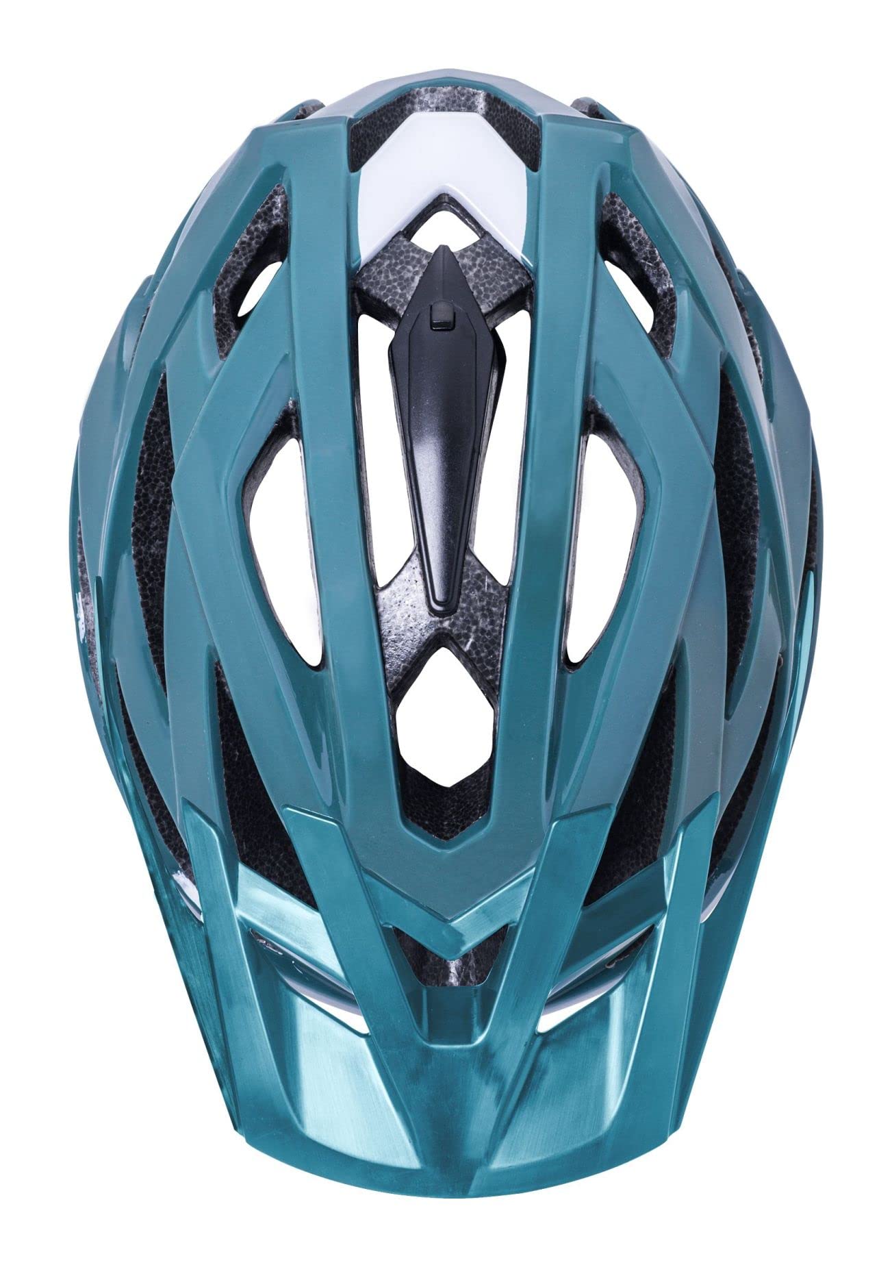 Kali Protectives Lunati Cycling Helmet, Solid Matte Moss/White, L/XL