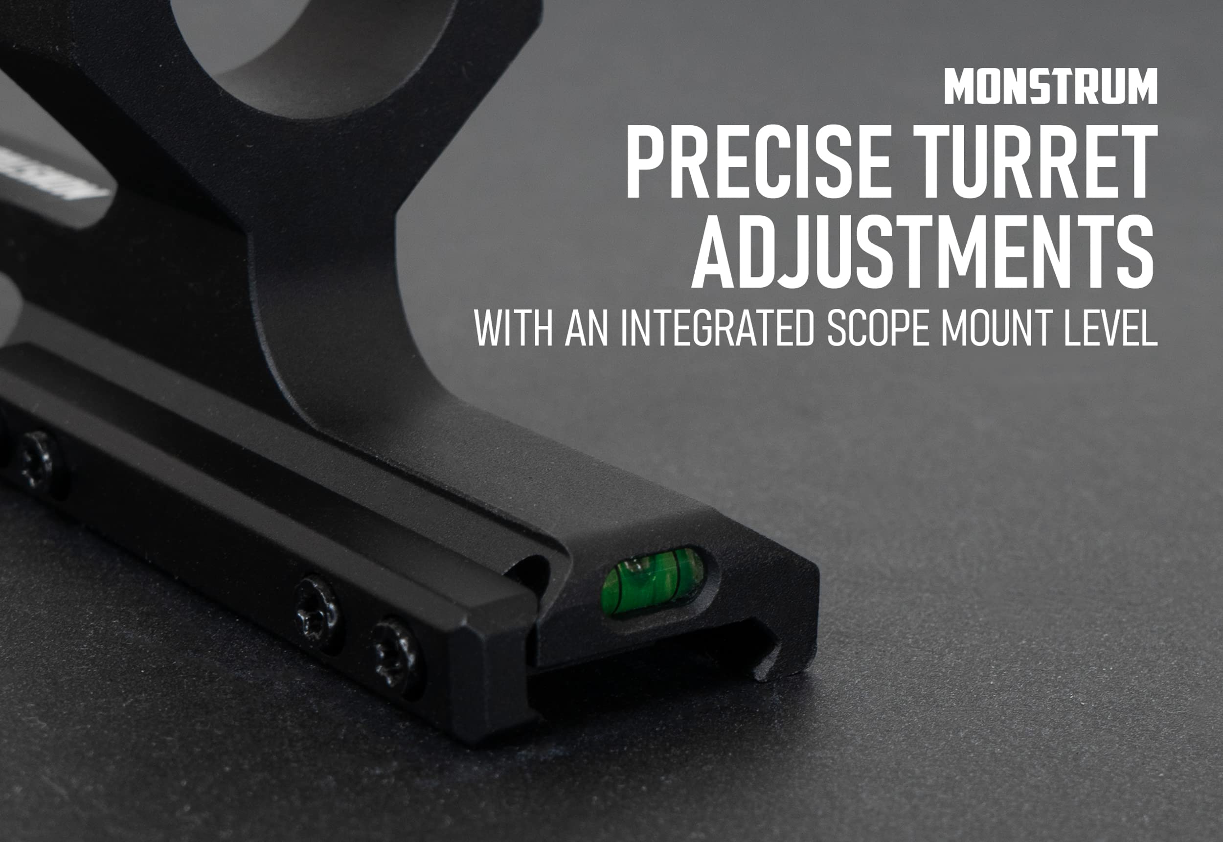 Monstrum G2 1-6x24 FFP Rifle Scope | Moonstrum Offset Scope Mount with Integrated Level Bubble | Bundle