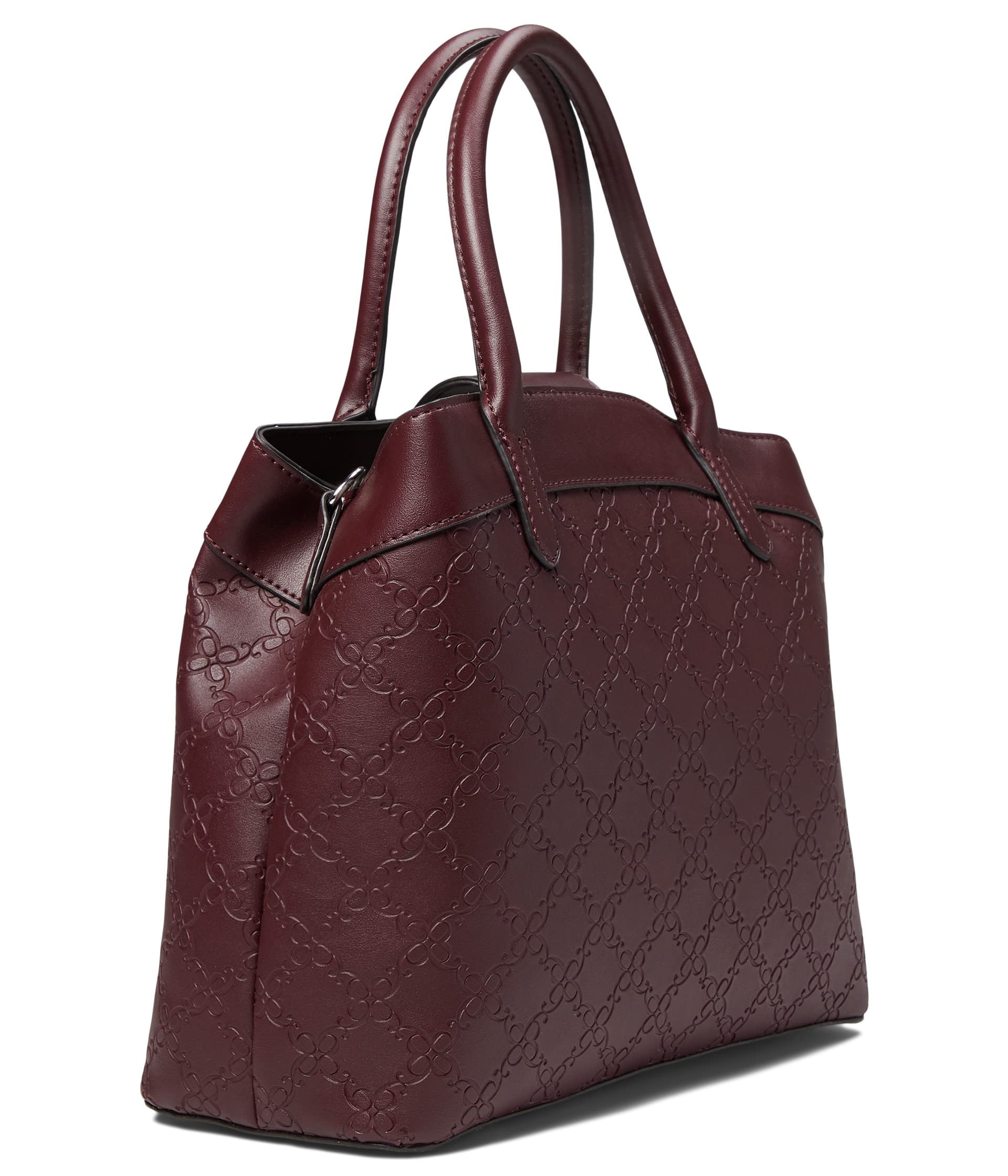 Nine West Lilah Satchel Merlot One Size