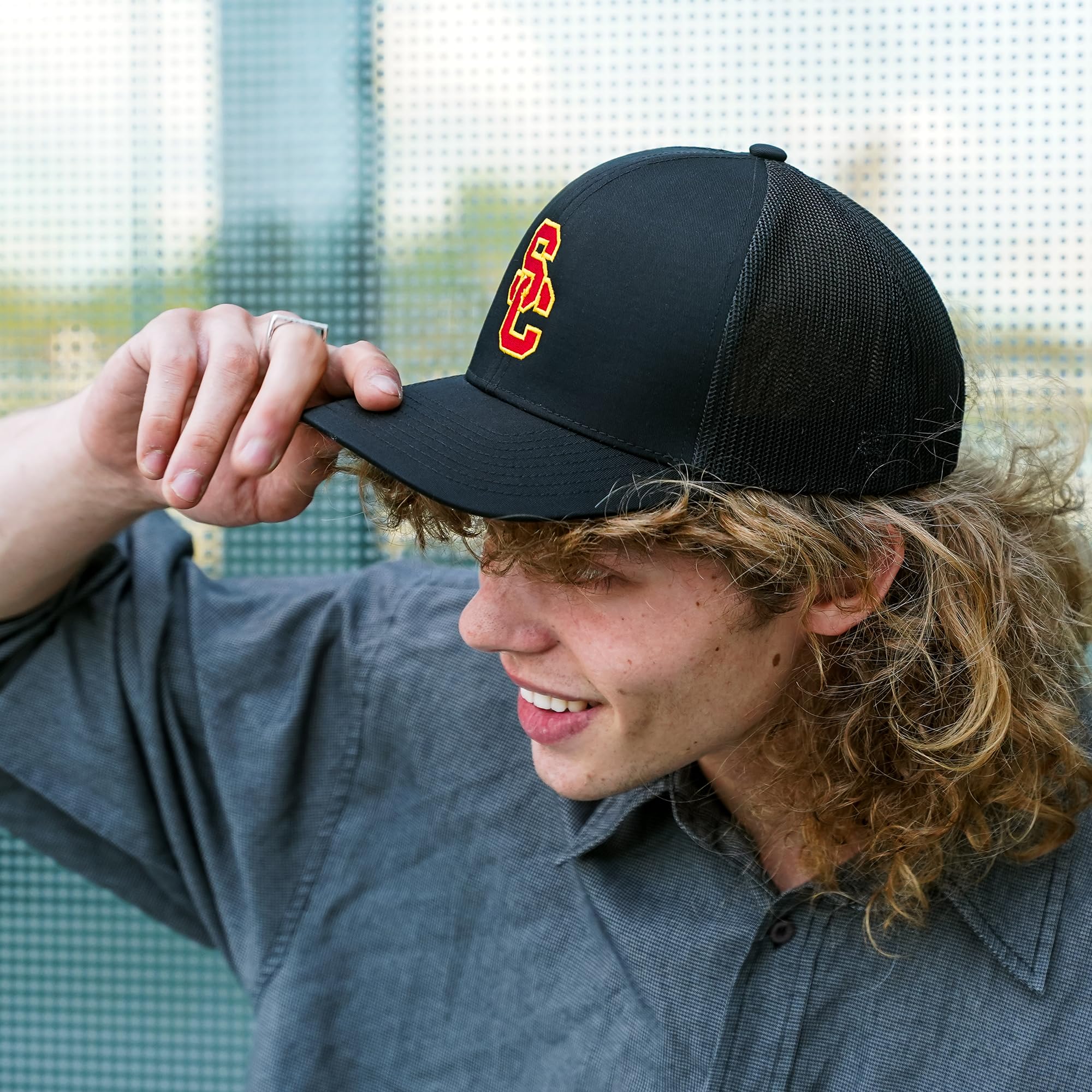 Pacific Headwear Standard NCAA Men's Collegiate Trucker Snapback β Stylish Cap for College Sports Fans, Adjustable Fit, Multi