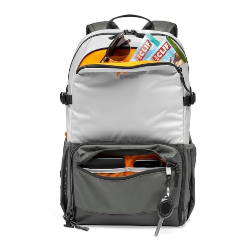 Lowepro LP37238-PWW Truckee BP 250 LX Outdoor Camera Backpack, Fits 15 inch Tablet, for Compact DSLR/Mirrorless, for Sony, Canon, Nikon, 1-2 Lenses, Gimbal, Video Drone, DJI, Osmo, Mavic, Light Grey