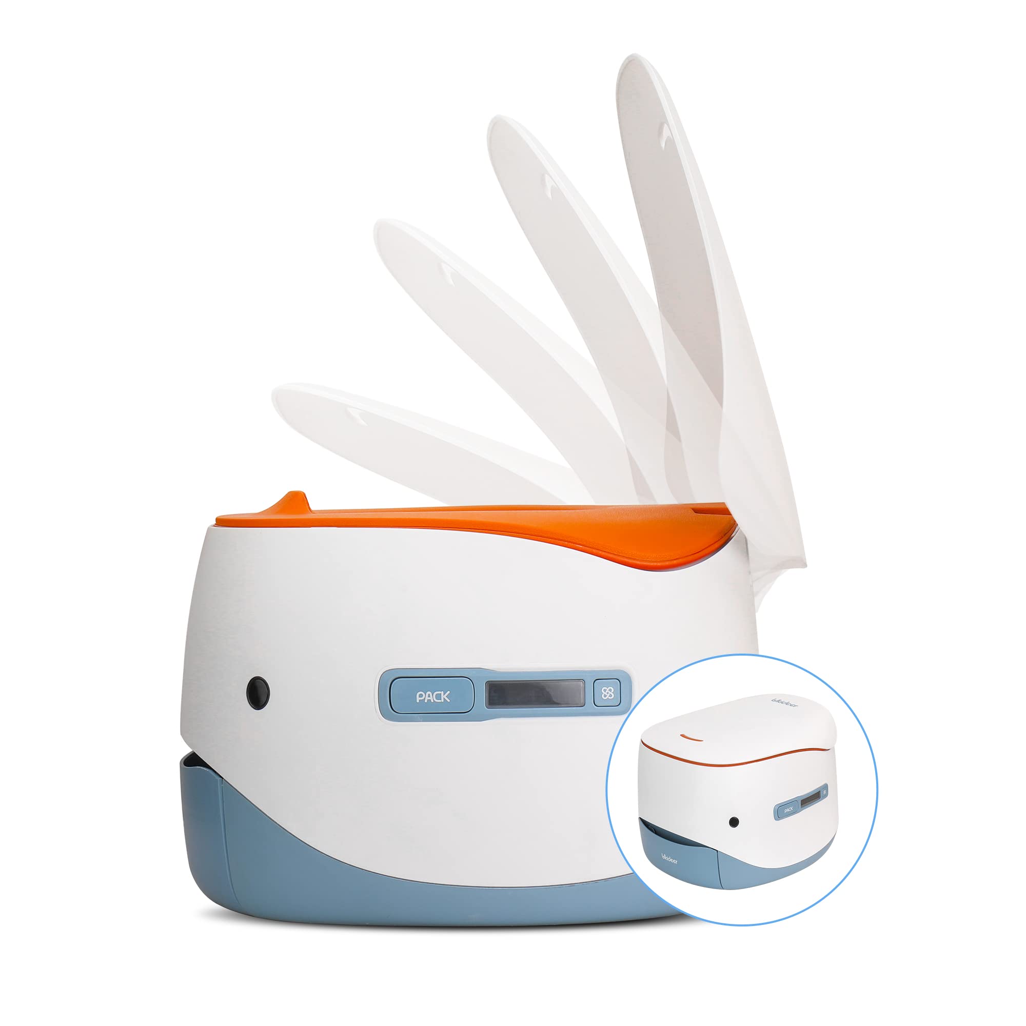 Potty Training Toilet, Vtechvat Automatic Replace Packaging Toddler Potty with Sensor Cover Battery Supply, Smart Potties Seat for Boys Girls Baby