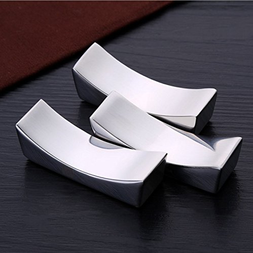MBBITL Chopsticks Rests Holders Stainless Steel For Holding Spoon Forks Pack of 5