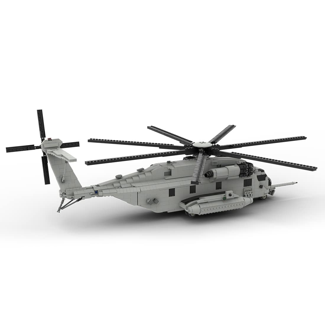 PHYNEDI Military CH-53E Helicopter Bricks Model, MOC Aircraft Plane Aeroplane Construction Collection Challenge Building Toy, MOC-127265 (2,099 Pieces)