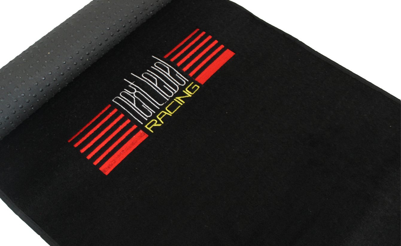 Next Level Racing F-GT Elite Formula and GT Aluminum Profile Simulator Cockpit iRacing Edition (NLR-E012) - PC and Next Level Racing Floor Mat (NLR-A005)
