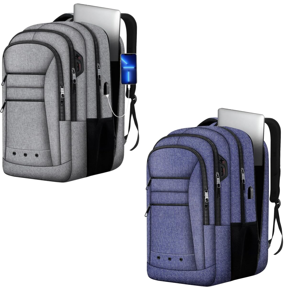LCKPENG Extra Large Backpack, Big 17 inch Laptop Backpack, TSA Travel Laptop Backpack, Flight Approved Carry on Backpack, Large Backpack for Women Men