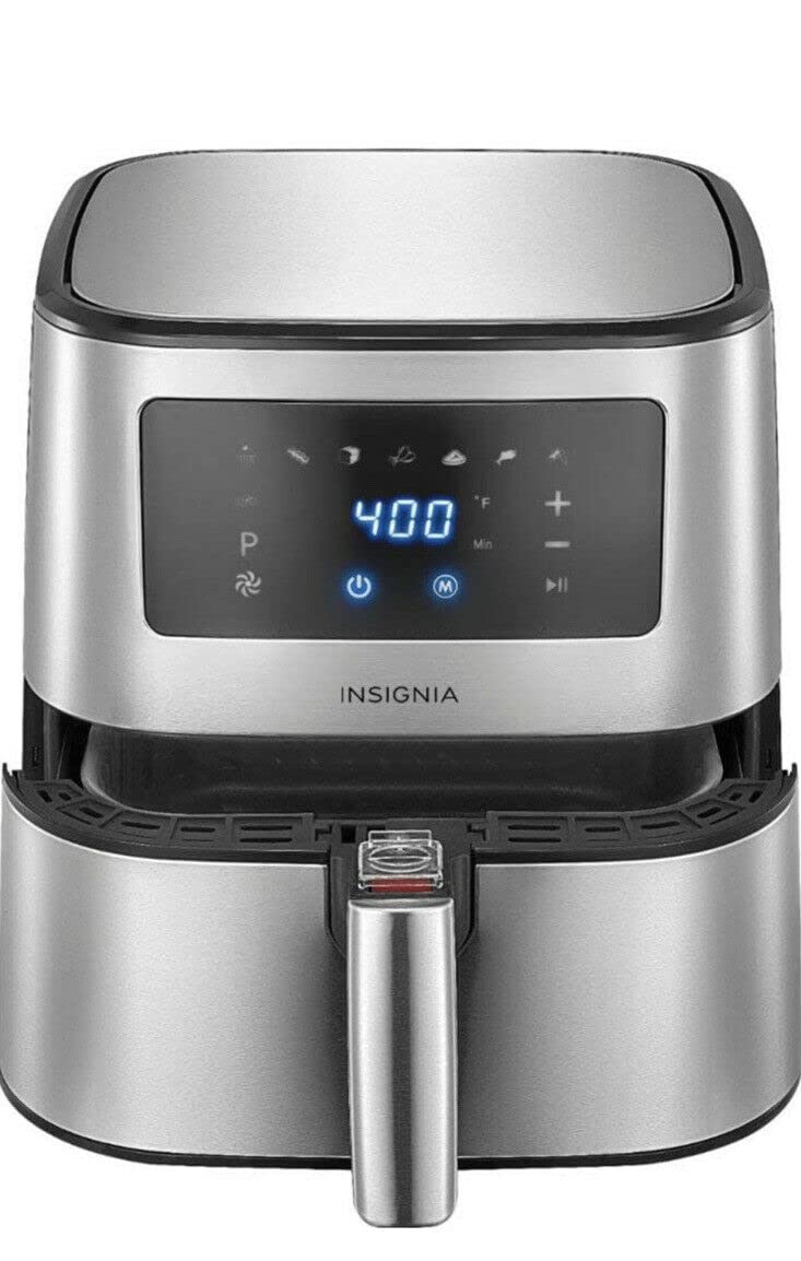 insignia 5 QT- Digital Air Fryer_ Stainless Steel