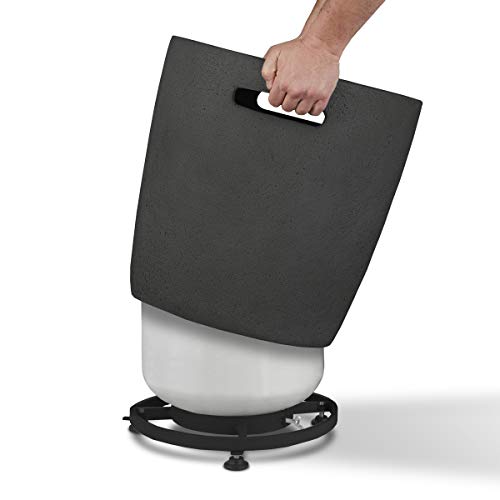 Real Flame 564-SHL Riverside Propane Tank Cover, Shale