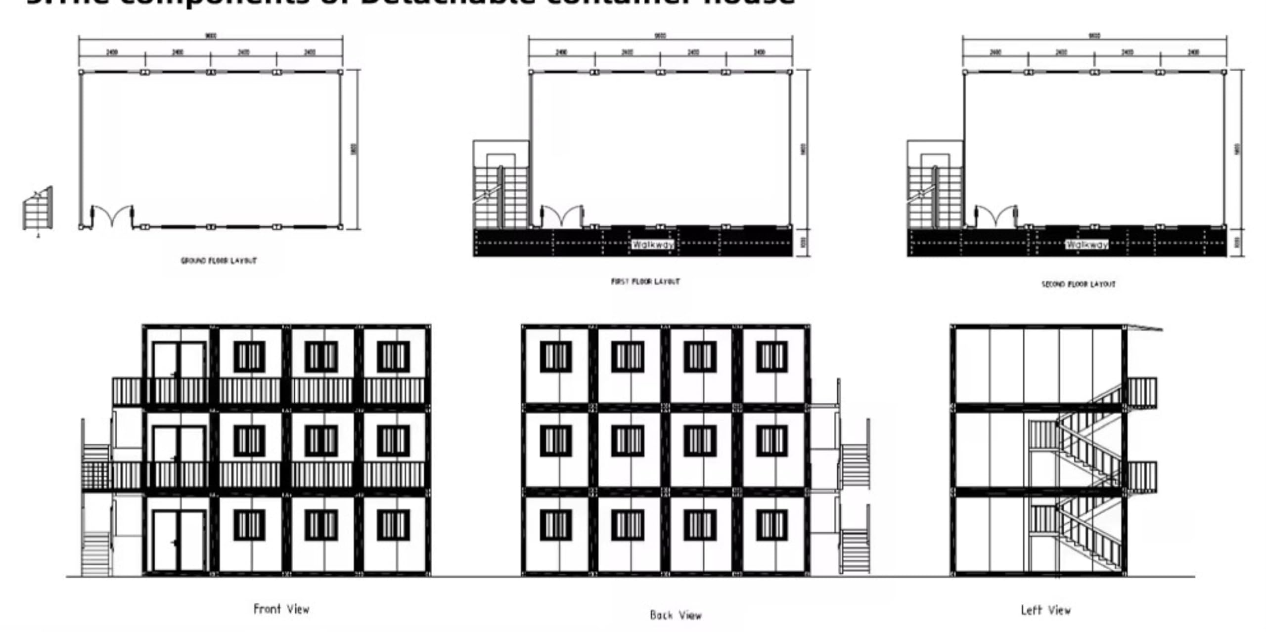 Portable Container Tiny House. Prefab 20ft Home with Bathroom. Container Movable House .Can be Used as a Warehouse, Office, Storage and Guest House, Luxury Bathroom & Shower (with Airconditioning)