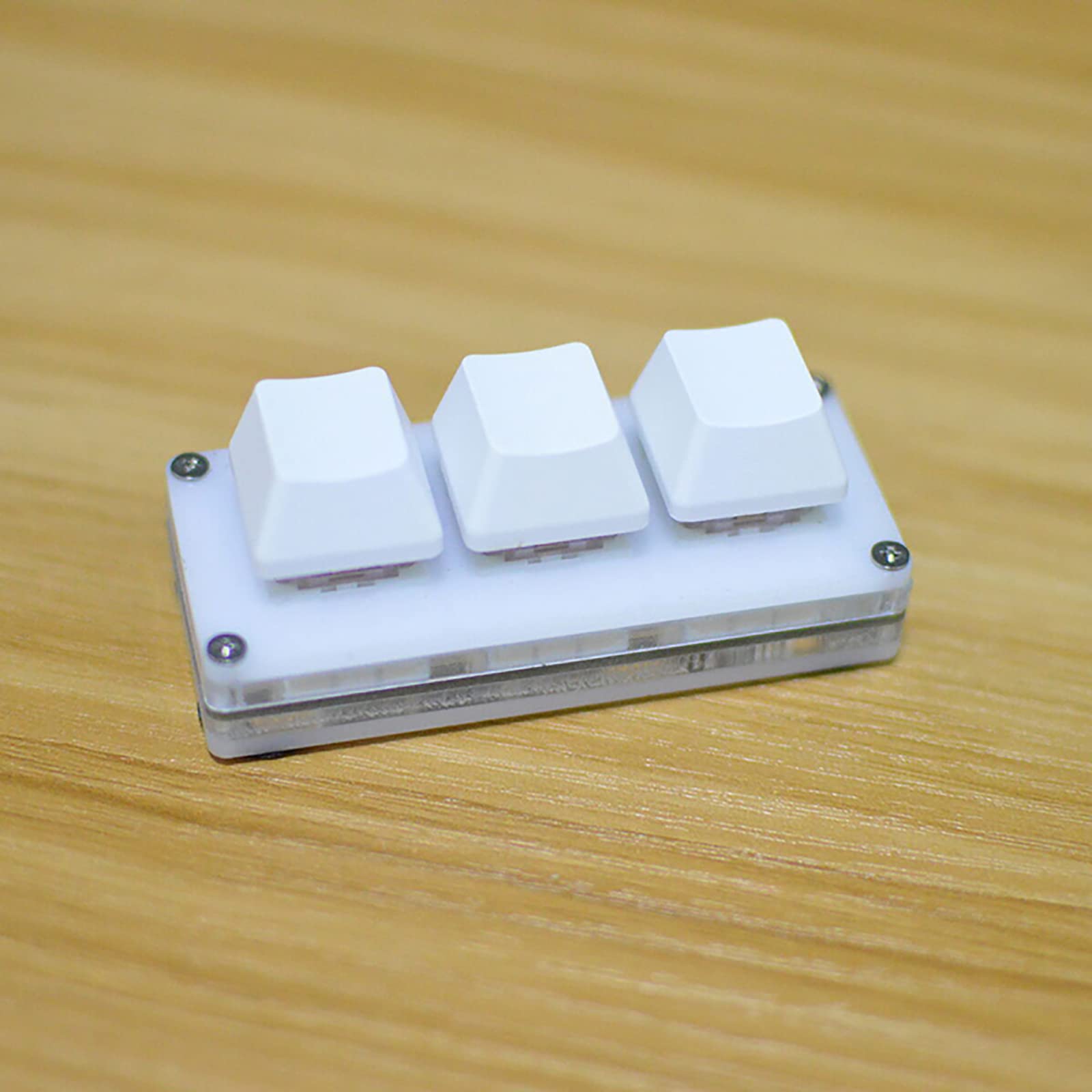 LICHIFIT Mini 3-Key Keypad Gaming Keyboard Programming Macro Keypad Mechanical Keyboard Replacement for Sayobot OSU