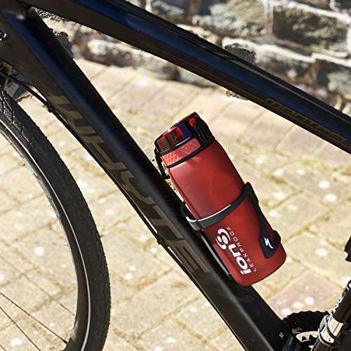 Ion8 Tour Leak Proof BPA Free Cycling Water Bottle, 750ml (24 oz), Frosted Chilli Red