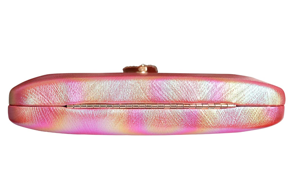 Mogor Women‘s Gradual Change Color Small Evening Bags Formal Bridal Wedding Clutches Purses Prom Cocktail Party Handbags