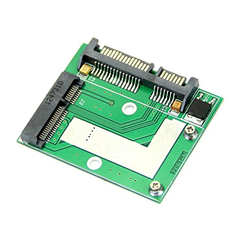 QULIT Mini New PCI-E Half Height mSATA SSD to 7mm 2.5" SATA 22pin Hard Sisk Drive PCBA